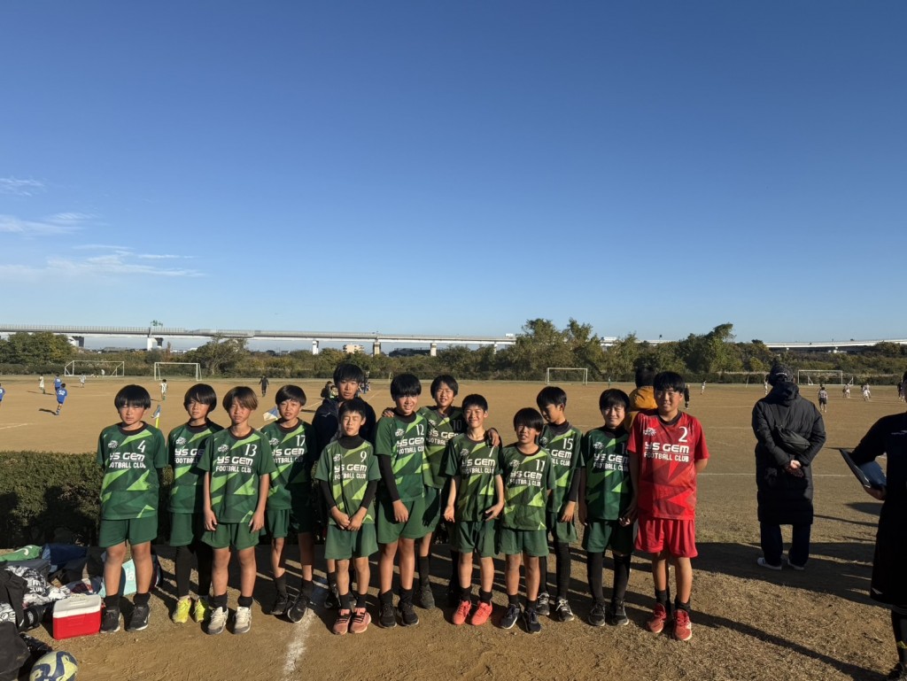【U-12】2025/11/24 アルファカップ二日目｜試合結果｜YS GEM FOOTBALL CLUB